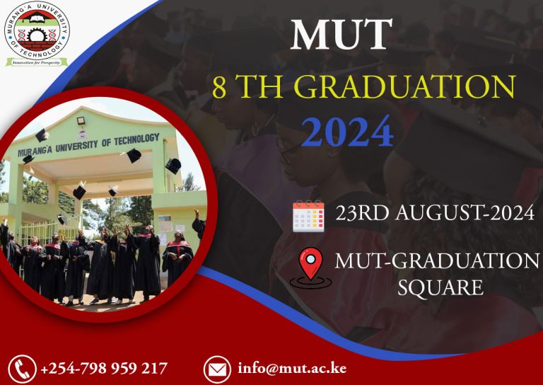 MUT 8th Graduation Ceremony-2024 - Murang'a University of Technology